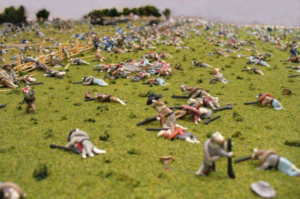 The Angle at Gettysburg | Civil War Tails at the Homestead Diorama ...