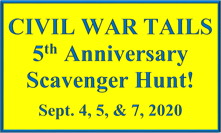 5th Anniversary Scavenger Hunt! | Civil War Tails at the Homestead ...